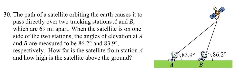 Solved 30. The path of a satellite orbiting the earth causes | Chegg.com