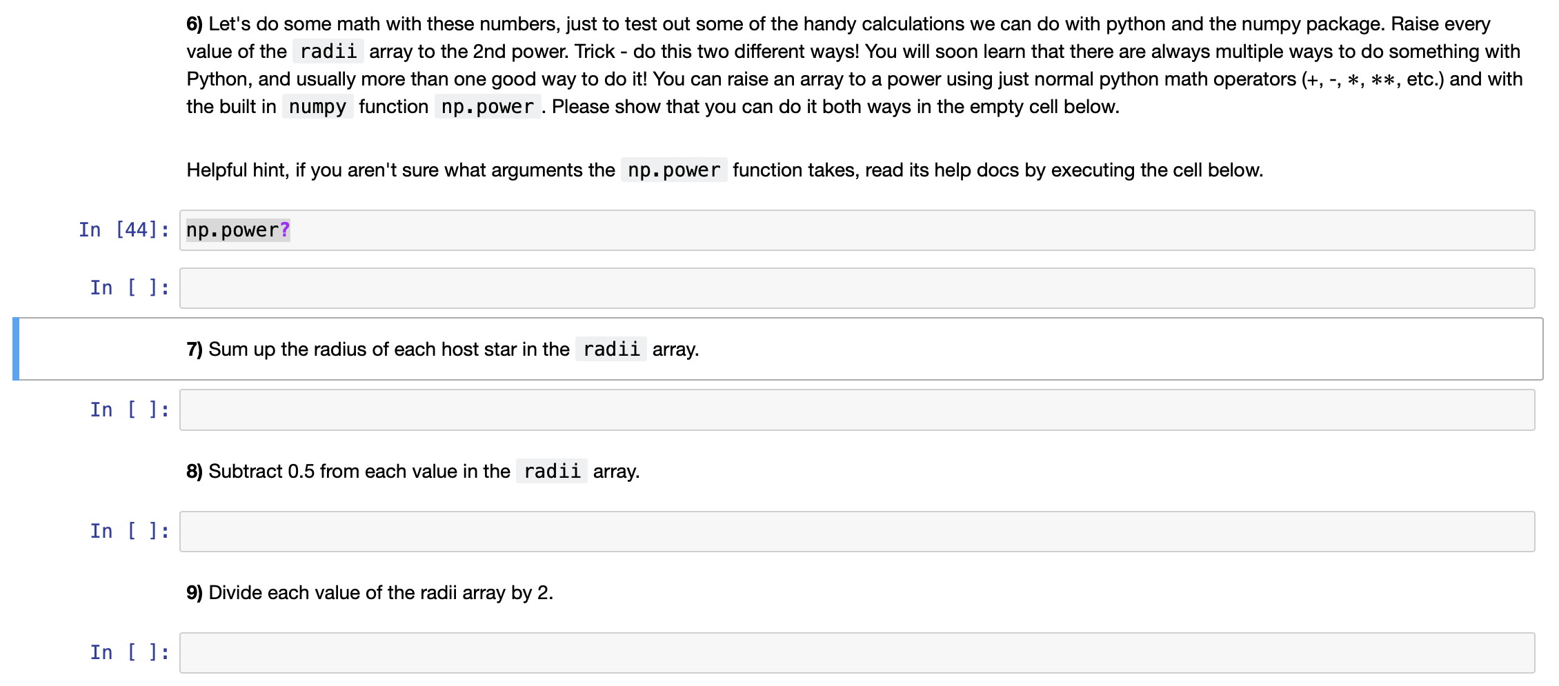 Solved 6) Let's do some math with these numbers, just to | Chegg.com