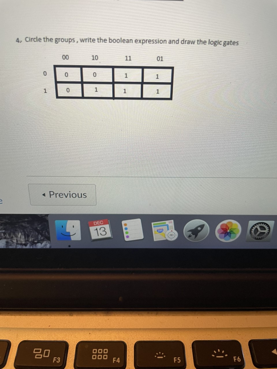 Solved 4 Circle The Groups Write The Boolean Expression