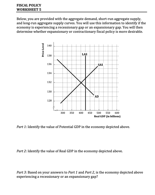 Solved Below, you are provided with the aggregate demand, | Chegg.com