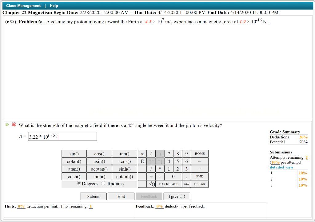 Solved Class Management | Help Chapter 22 Magnetism Begin | Chegg.com