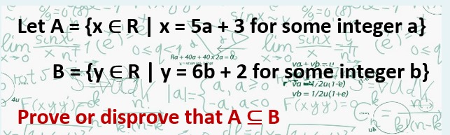 Solved Let for some integer a ﻿for some integer bProve or | Chegg.com