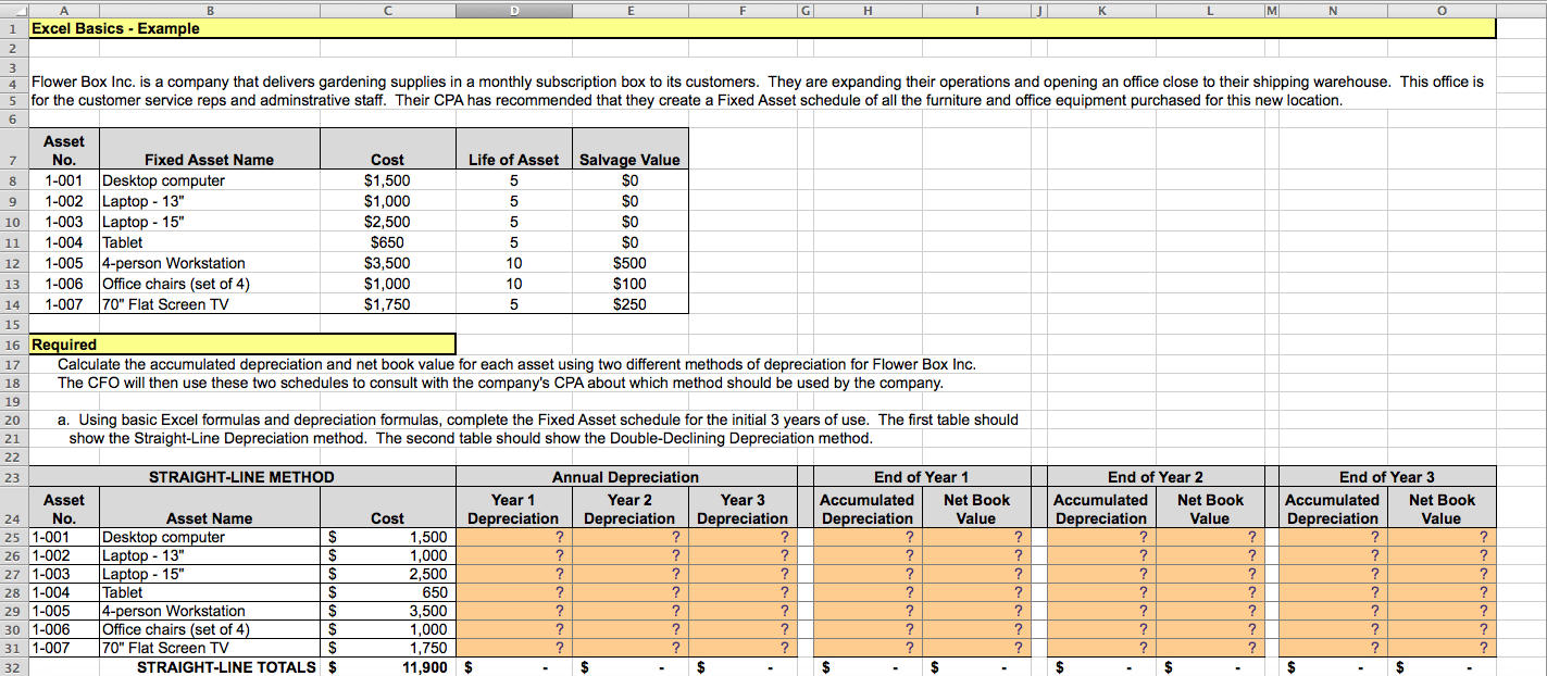 Solved Download the Applying Excel form below. Follow the | Chegg.com