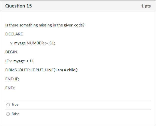 Solved What could be the possible error of the given code | Chegg.com