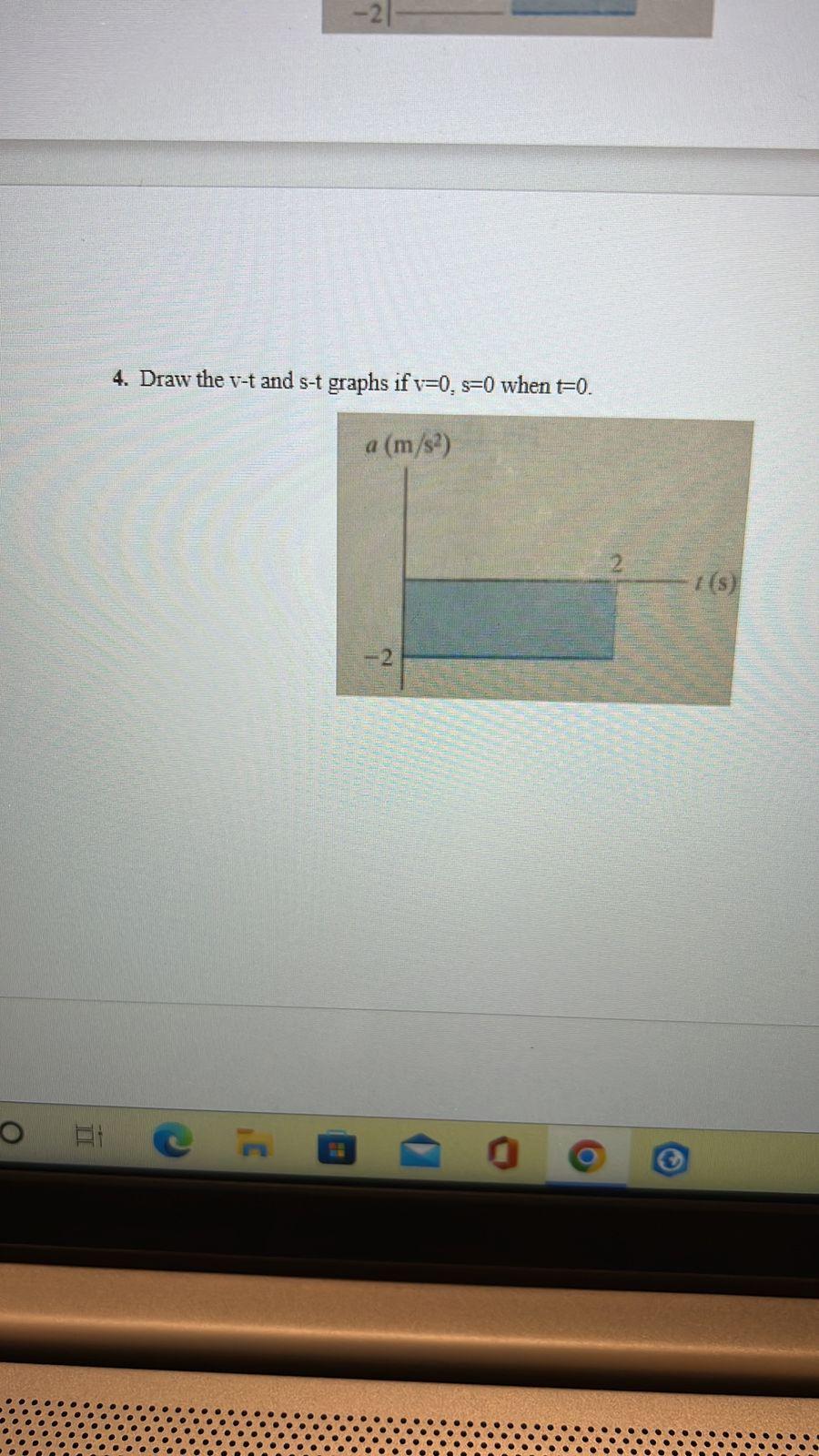 Solved 1. Draw the s−t and a−t graphs if s=0 when t=0. 2. | Chegg.com