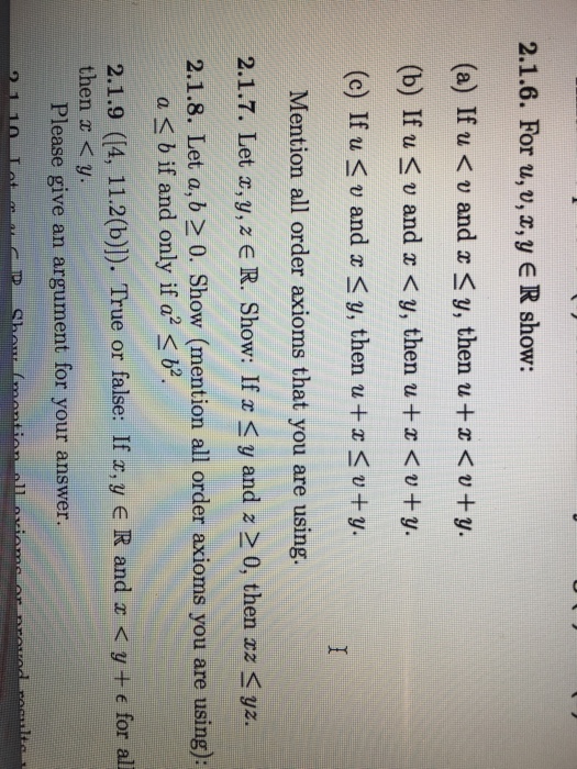 Solved Can anybody help me to solve 2.1.6(a) (b) (c)? Thanks | Chegg.com