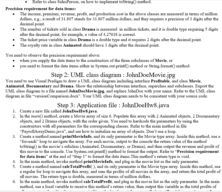 Solved Homework Assignment 8 This homework addresses class | Chegg.com