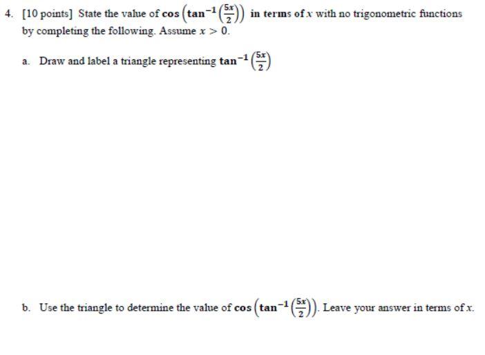 Solved 2. (10 points] Given the graph below, complete the | Chegg.com
