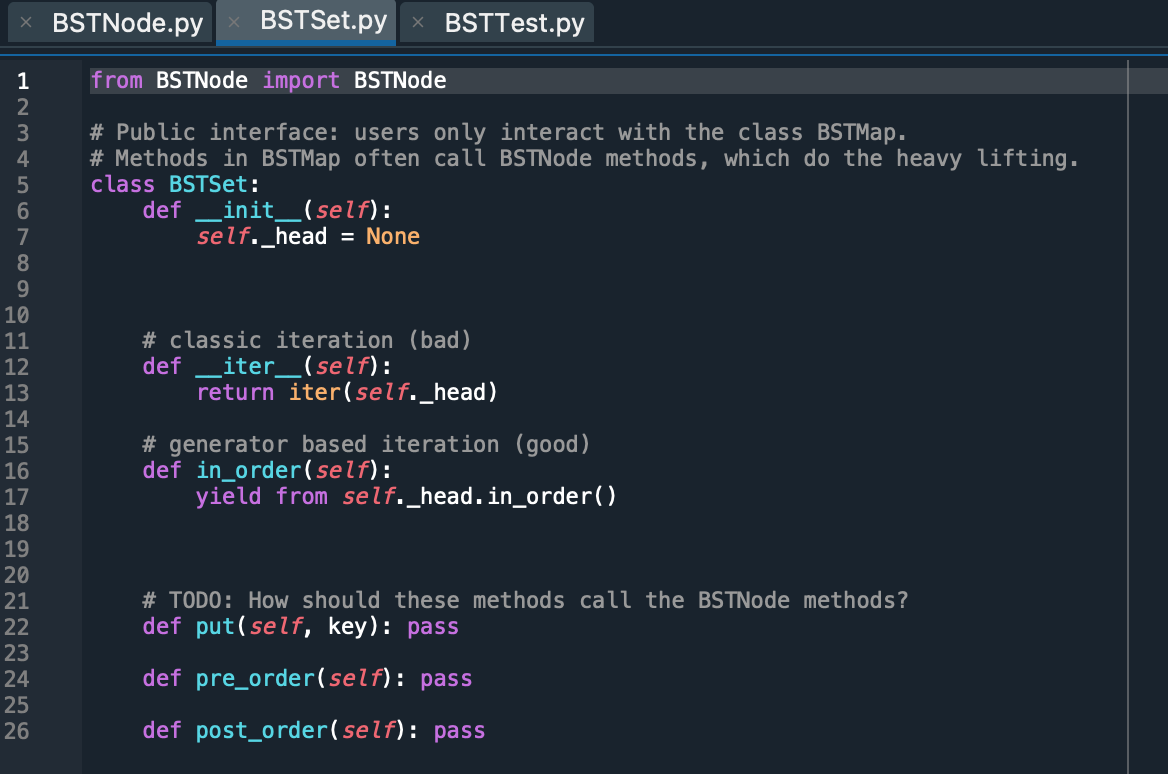 Solved Mod 9 Lab: BSTs and Generators Description We will | Chegg.com