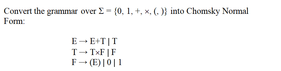 Solved Convert the grammar over | Chegg.com