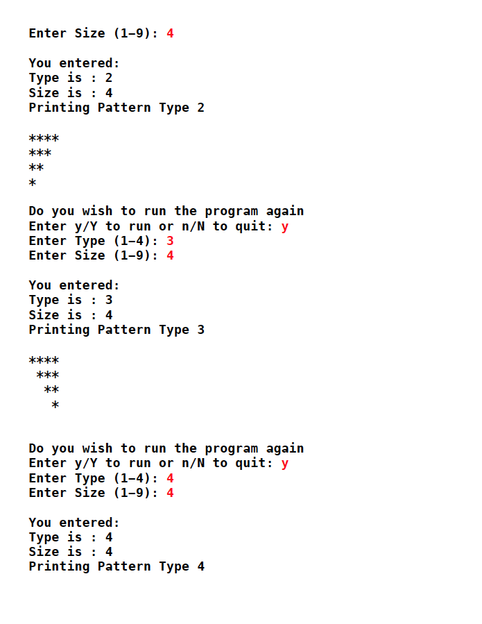 Solved Q1 Write A Single Program That Uses Loops To Display 2029