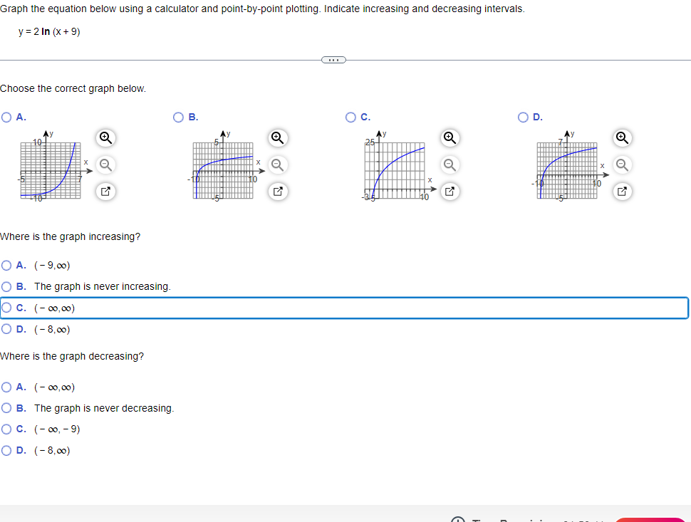 Solved Graph the equation below using a calculator and | Chegg.com