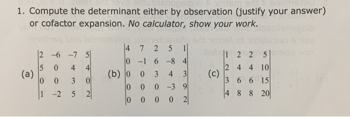 14+ Cofactor Expansion Calculator - ToddCarolyn