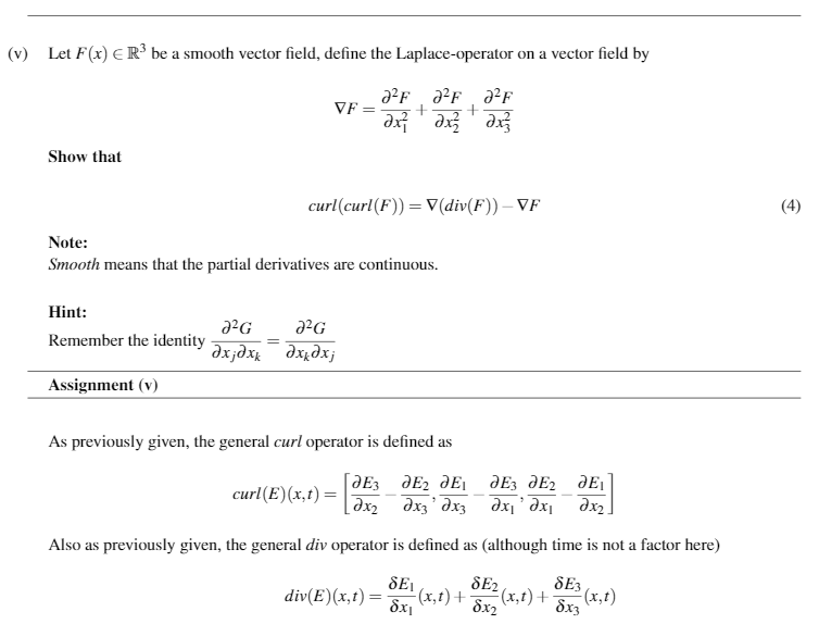 Solved (v) Let F(x) ER be a smooth vector field, define the | Chegg.com