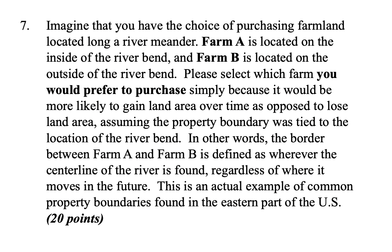 Solved 7. Imagine that you have the choice of purchasing | Chegg.com