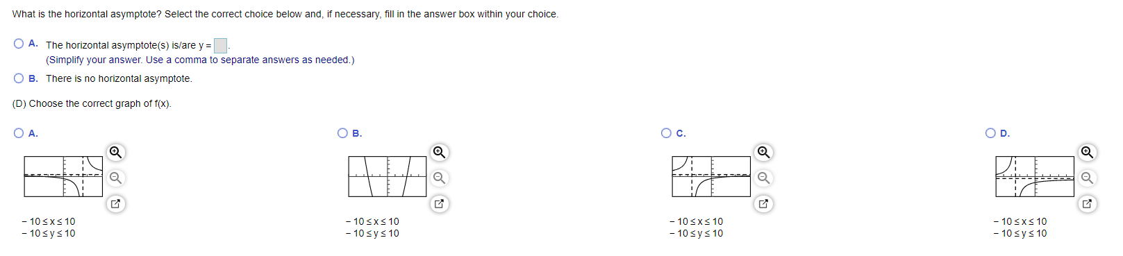 Solved For The Given Rational Function A Find The