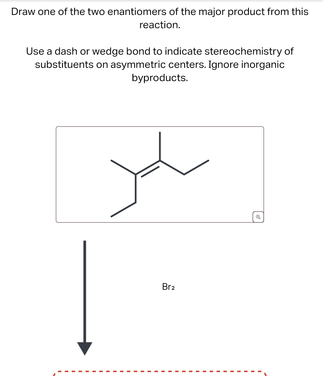 Solved Draw one of the two enantiomers of the major product | Chegg.com