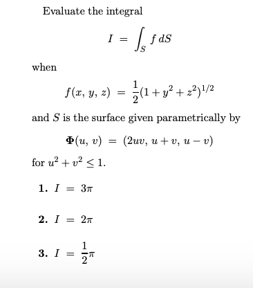Solved Evaluate the | Chegg.com