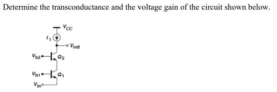 Solved The cascode current source shown below must be | Chegg.com