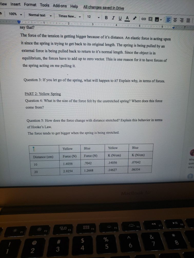 Solved View Insert Format Tools Add-ons Help All changes | Chegg.com