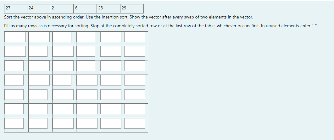 Solved Sort the vector above in ascending order. Use the | Chegg.com Solved Sort the vector above in ascending order. Use the | Chegg.com