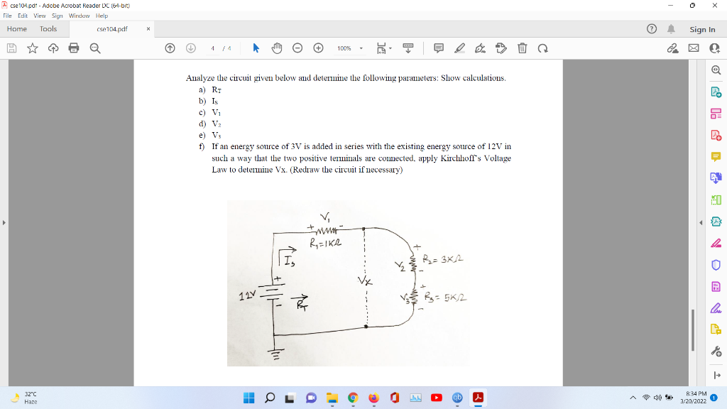 Solved X cse 104.pdf - Adobe Acrobat Reader DC (64-bit) File | Chegg.com