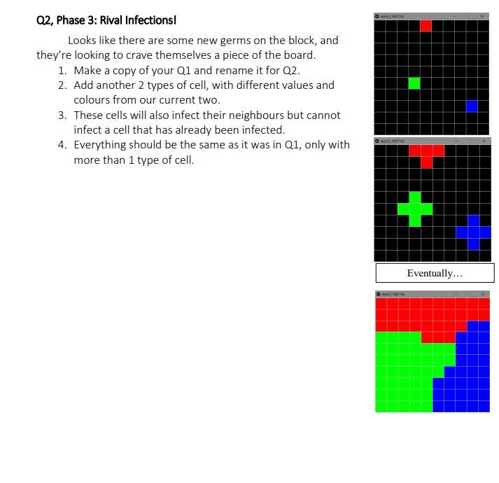 Solved Start by finding out how large your squares array | Chegg.com