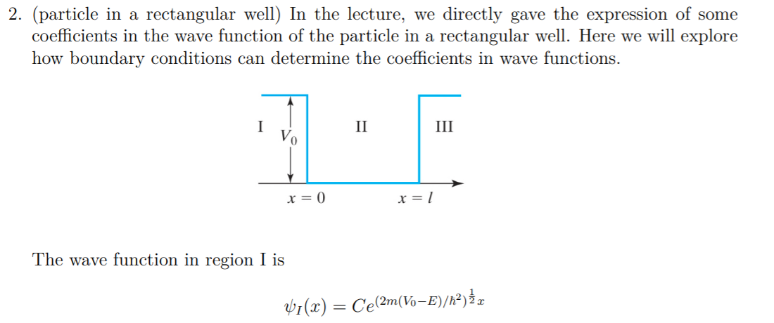 Solved 2. (particle in a rectangular well) In the lecture, | Chegg.com