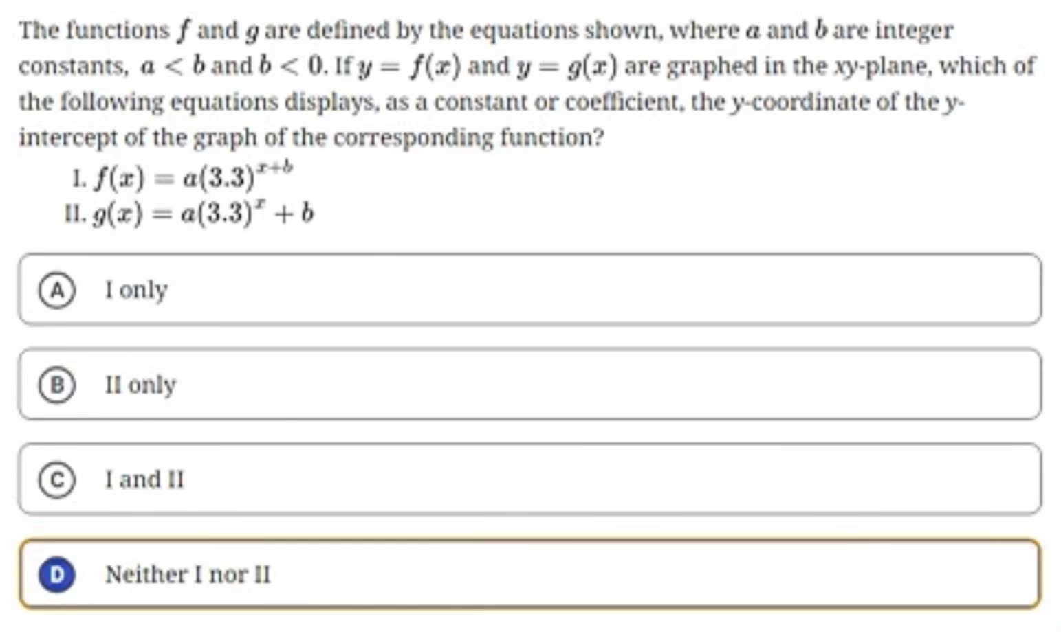 Solved The functions f ﻿and g ﻿are defined by ﻿the equations | Chegg.com