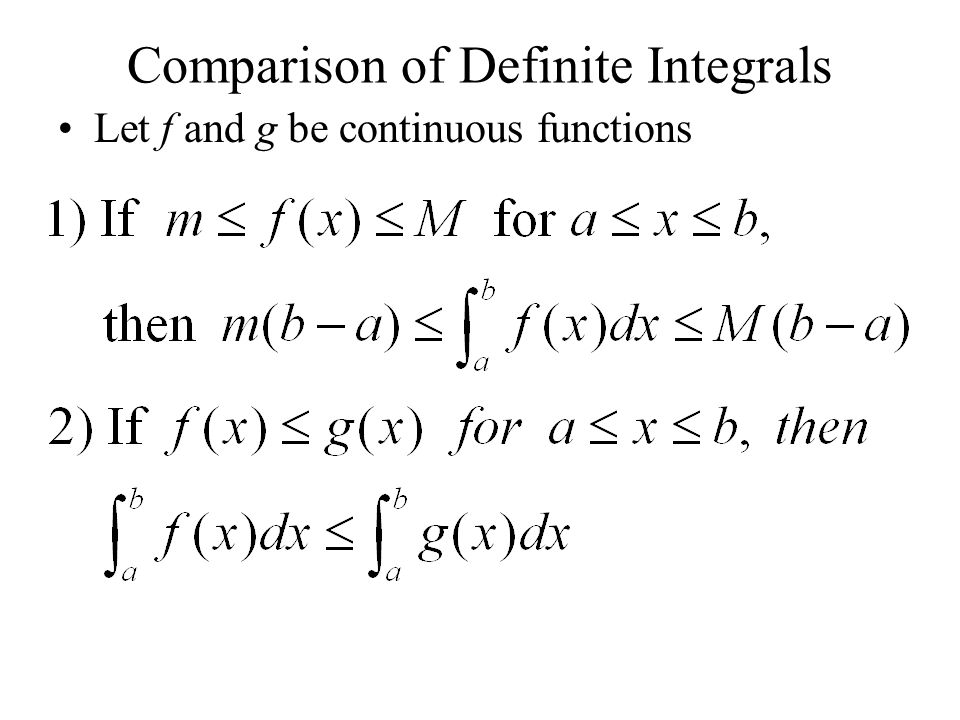 Solved Use the comparison properties of integrals from | Chegg.com