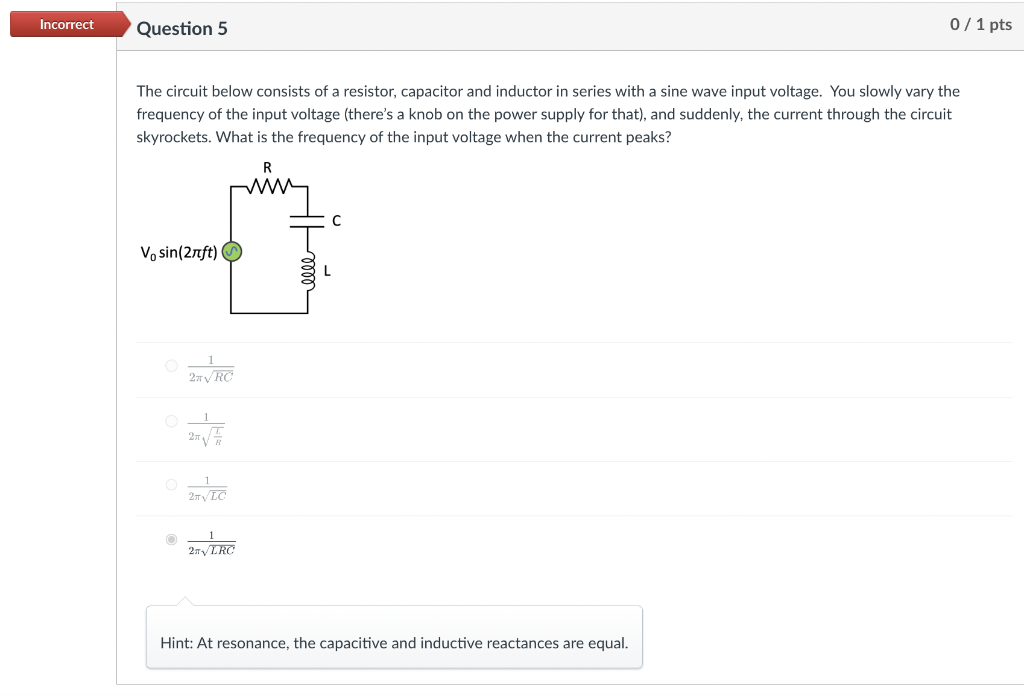 Solved A circuit consists of an inductor and oscillating | Chegg.com