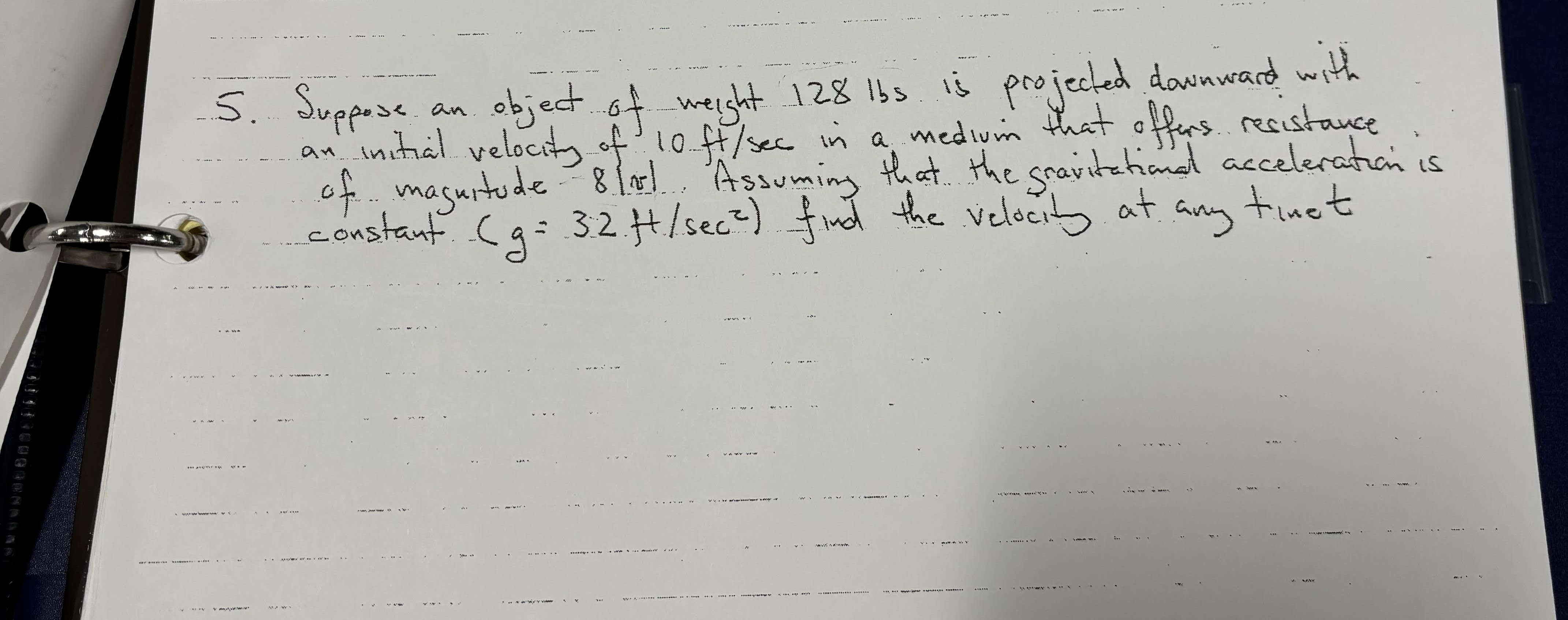 Solved Suppose an ﻿object of ﻿weight 128 ﻿ibs is ﻿projected | Chegg.com