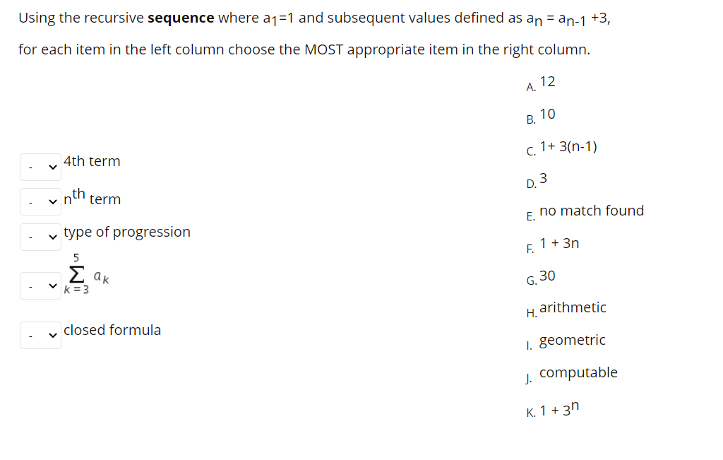 Solved Using the recursive sequence where a1=1 and | Chegg.com