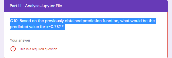 Solved Part III - Analyse Jupyter File Q10-Based on the | Chegg.com