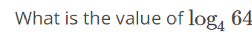 Solved What is the value of log464 | Chegg.com