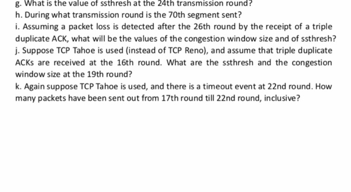 Solved Problem 1 Consider Following Figure Assuming Tcp Reno Protocol Experiencing Behavior 5507