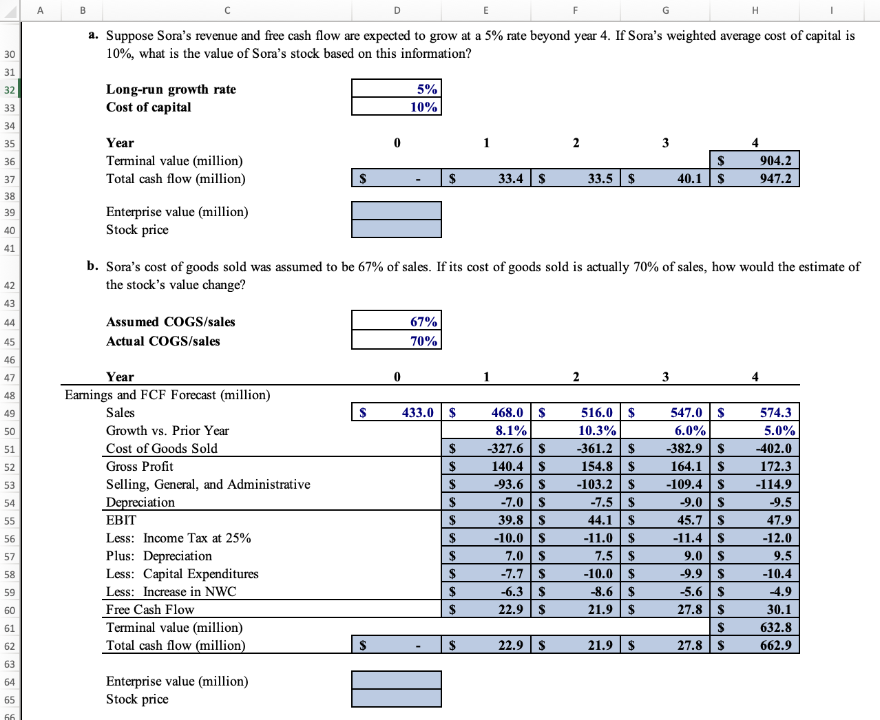 complete-the-steps-below-using-cell-references-to-chegg