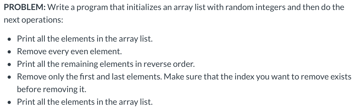 Solved PROBLEM: Write a program that initializes an array | Chegg.com