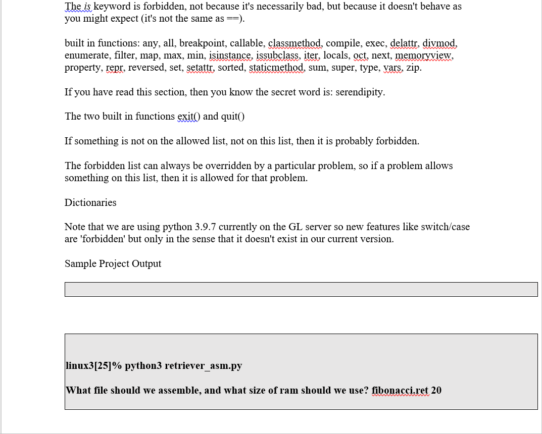 Solved Use python to program the following project Project | Chegg.com