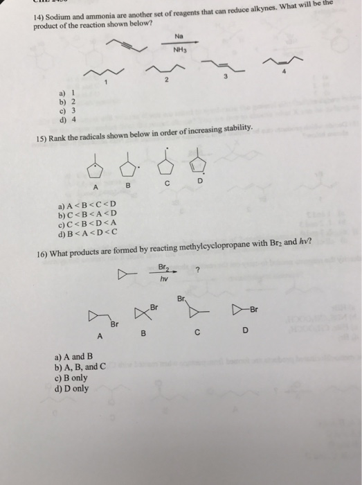 Solved )Give the IUPAC name of the following alkyne: a) | Chegg.com