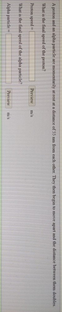 Solved A proton and an alpha particle are momentarily at | Chegg.com
