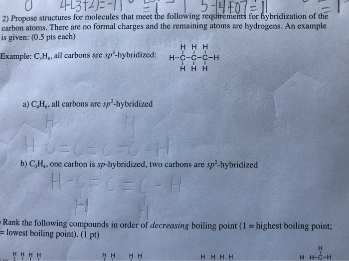 Solved Propose structures for molecules that meet the | Chegg.com