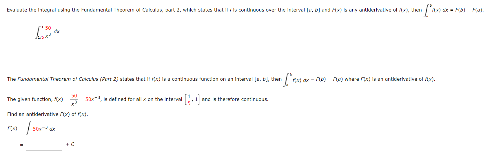 Solved Evaluate the integral using the Fundamental Theorem | Chegg.com