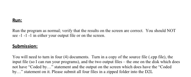 Solved Lab 5- Reading and Writing Files Objectives Read and | Chegg.com