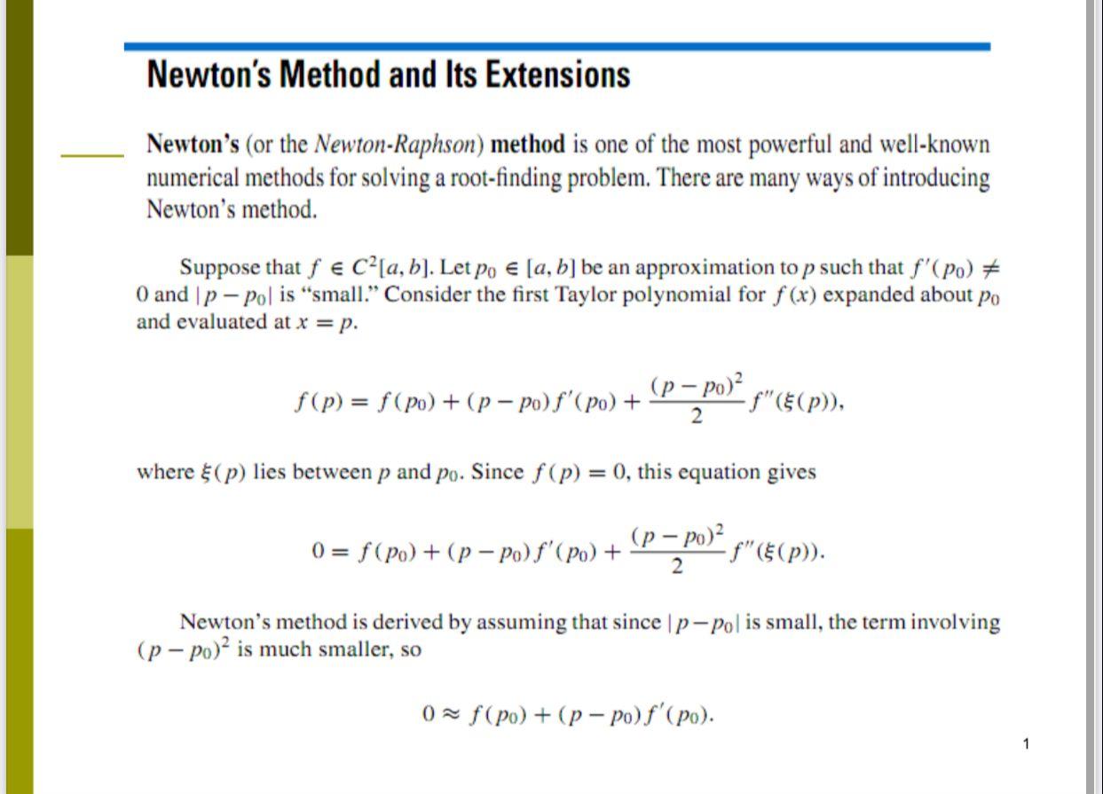 Solved Question 2 a. Use Newton's method to find solutions | Chegg.com