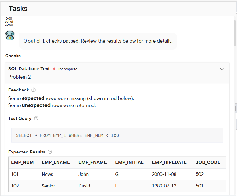 Solved FIGURE P8.1 THE CH08_CONSTRUCTCO DATABASEProblem 2 | Chegg.com