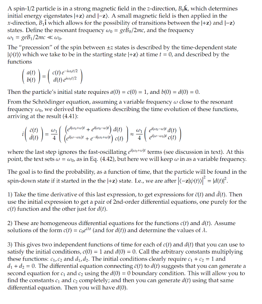Solved [Quantum Mechanics] Please write legibly! I struggle | Chegg.com