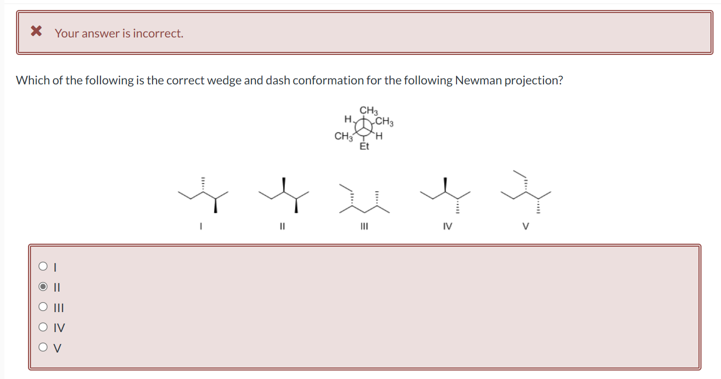 Solved Which of the following is the correct wedge and dash | Chegg.com