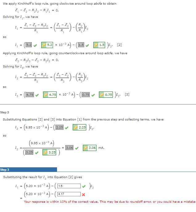 Solved We apply Kirchhoff's loop rule, going clockwise | Chegg.com