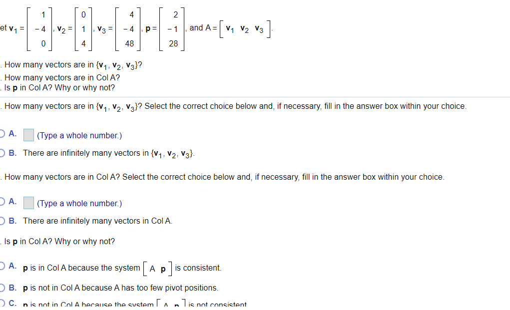 Solved et V1 = 6-6-3-6- and A = V1 V2 V3 1A=[ v1 v3 ] How | Chegg.com